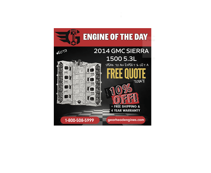 Engine of the Day: Powerful 2014 GMC Sierra 1500 Engine Ready to Roll ...