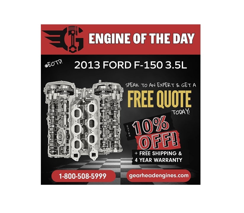 Engine of the Day: Powerful 2013 Ford F-150 Engine Ready to Roll ...
