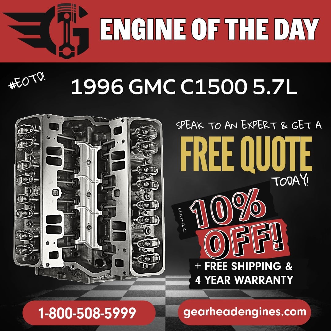 Engine Of The Day - 1996 GMC C1500 Engine - Gearhead Engines