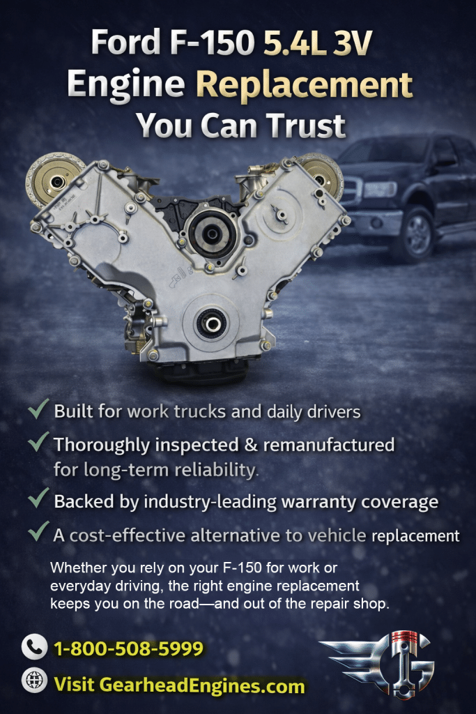 Ford F-150 5.4L 3V Engine Replacement You Can Trust - Gearhead Engines